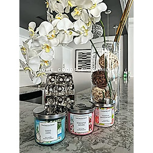 Huntington Home Soy Blend Scented Candle All Scented, 3 Wicks 45/60 Hours (Coco Cove)