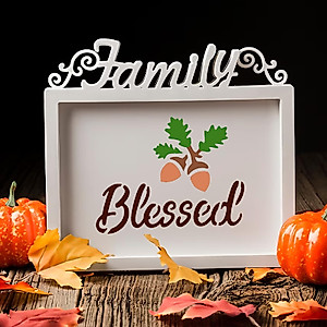 30pcs Pieces Fall Stencils for Painting 3 x 3 inch Reusable Stencils Butterfly Drawing Template DIY Craft Template Paint Stencils for Painting on Wood Wall Home Canvas Decor