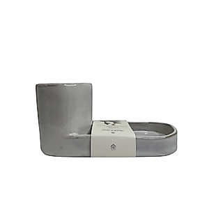 Heath & Hand Stoneware Kitchen Sink Caddy - Sour Cream