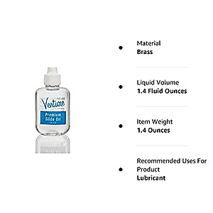 Venture 103 1.4 fl.oz Premium Trombone Slide Oil, Packaging may vary