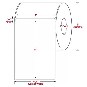 BLVD-LPF OBEY YOUR LUXURY 4"x6" Direct Thermal Shipping Labels, 250 Labels/1 Roll, Perforated, Address Mailing Postage Paper Roll Compatible with MUNBYN, Jadens, Jiose Printer, Strong Adhesive (1)