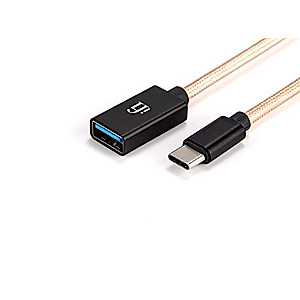 iFi Audio OTG Cable/Adapter for USB C for Android Phones/Digital Audio Players (DAPs) / Digital Analog Converters (DACs) / Amps/Laptops