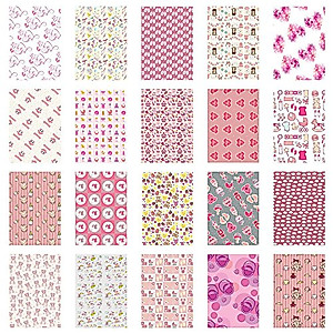 Fujifilm instax Mini Instant Film (20 Exposures) + 20 Sticker Frames for Fuji Instax Prints (Baby Girl)