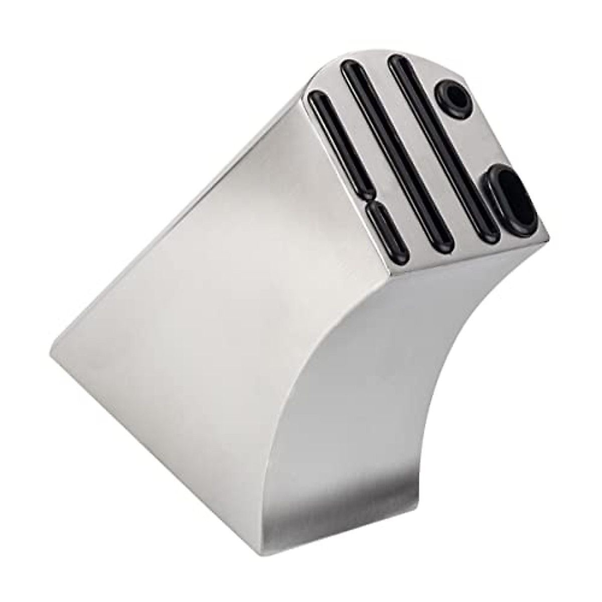 UPKOCH Storage Shelves Kitchen Utensil Holder 2pcs Block Home Knife Kitchen Storage Organizer Rack For Inserted Steel Stainless Restaurant Holder Storage Shelves Kitchen Utensil Holder