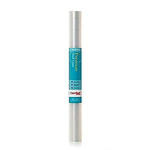 Con-Tact Brand Premium Non-Adhesive Shelf and Drawer Liner, 20-Inches by 4-Feet, Ribbed Clear (04F-C8P01-06AZ)