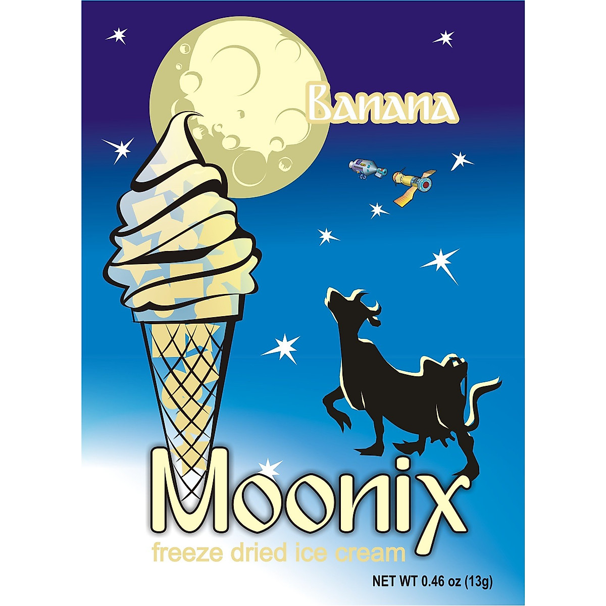 Moonix Freeze Dried Ice Cream (Banana)