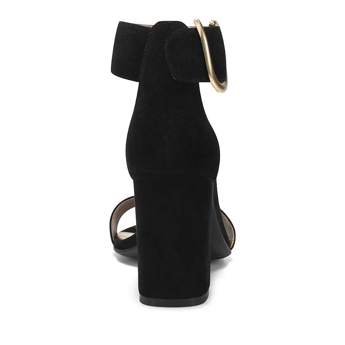 Aerosoles Women's Landon Heeled Sandal, Black Suede, 9.5