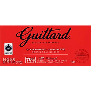 Guittard, Bar Chocolate Baking Bittersweet, 2 Ounce, 3 Pack