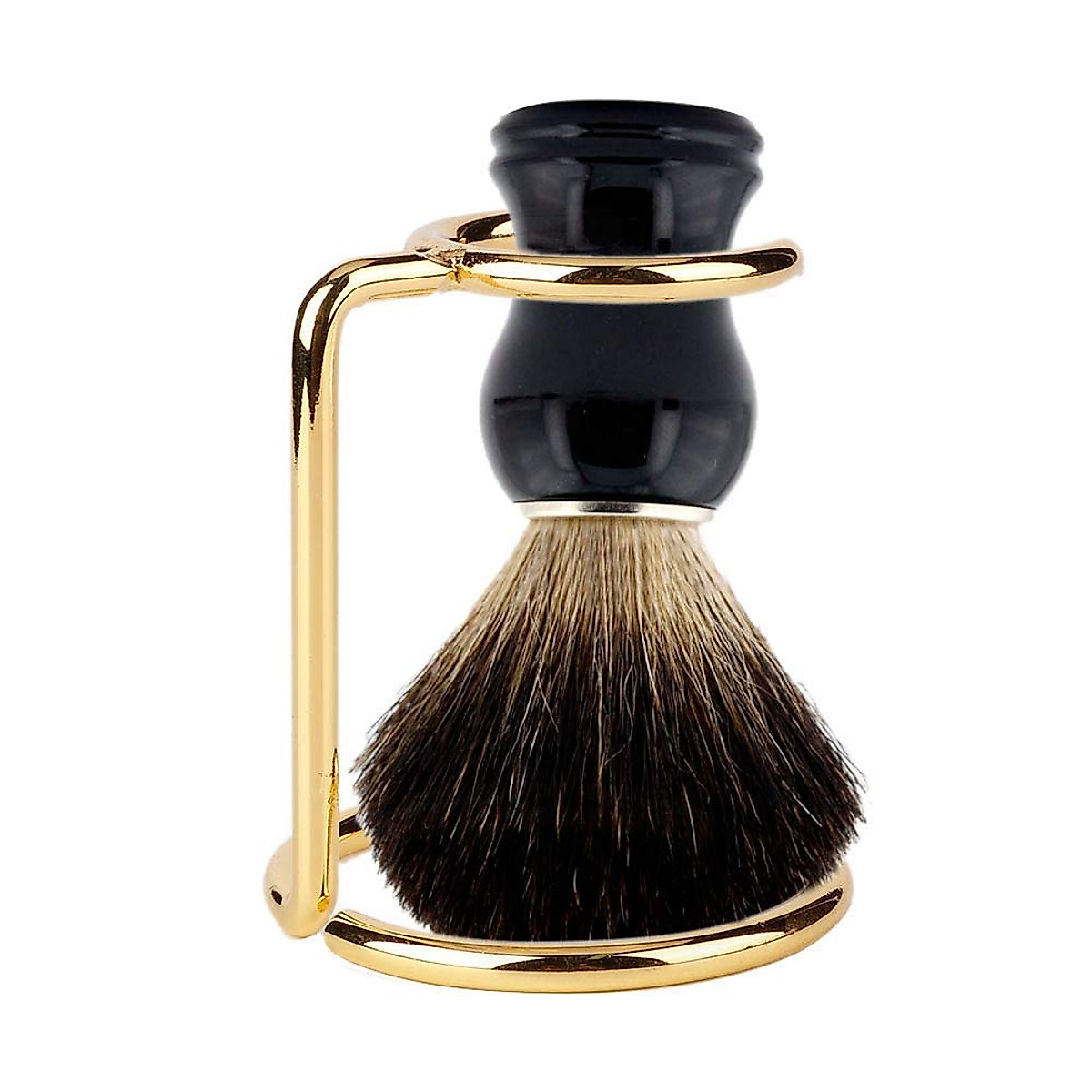 Shaving Brush Stand, Brush Shaving Holder, Stainless Steel Stand Holder Lightweight Space Saver Shave Brush Stand for Daily Shaving and Barber Tool