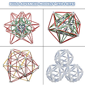 Hape Flexistix Leonardo’s Elements Construction Toy, STEM Toys, Building Toy Set, Educational Toy Set