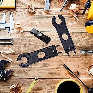 Garneck Pocket Tools Pocket Tools 10pcs Solar Spanners Wrench Plastic Solar Panel Connector Disconnecting Tool for Solar Panel Cable Connectors Assembly Universal Tool Universal Tool