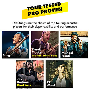 DR Strings Rare - Phosphor Bronze AcousticHex Core 12-54