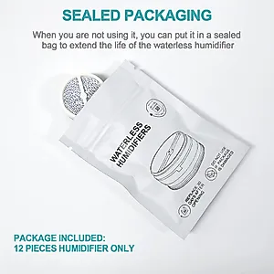12PCS Humi Dx(Plus) Supplies Compatible with AirMini, Humidifier Accessories Compatible with AirMini and N20 Connector, Relief The Problem of Dryness, Included Humidifier ONLY, Plus