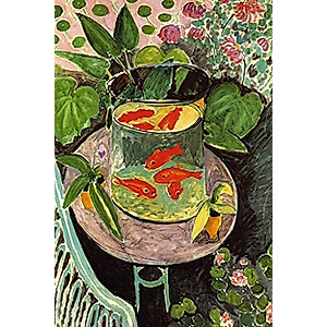 Henri Matisse Goldfish Matisse Wall Art Abstract Art Poster Print French Fine Art Colorism Abstract Poster Prints Aesthetic Henri Matisse Paintings Cool Wall Decor Art Print Poster 24x36