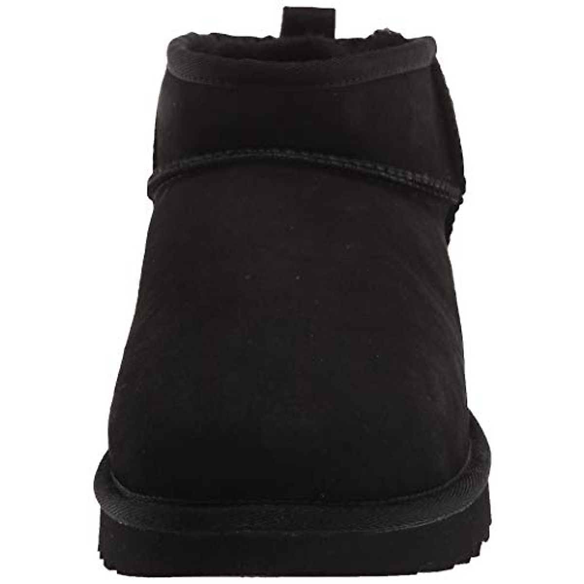 UGG womens Classic Ultra Mini Ankle Boot, Black, 7 US