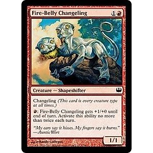 Magic: the Gathering - Fire-Belly Changeling - Duel Decks: Knights vs Dragons