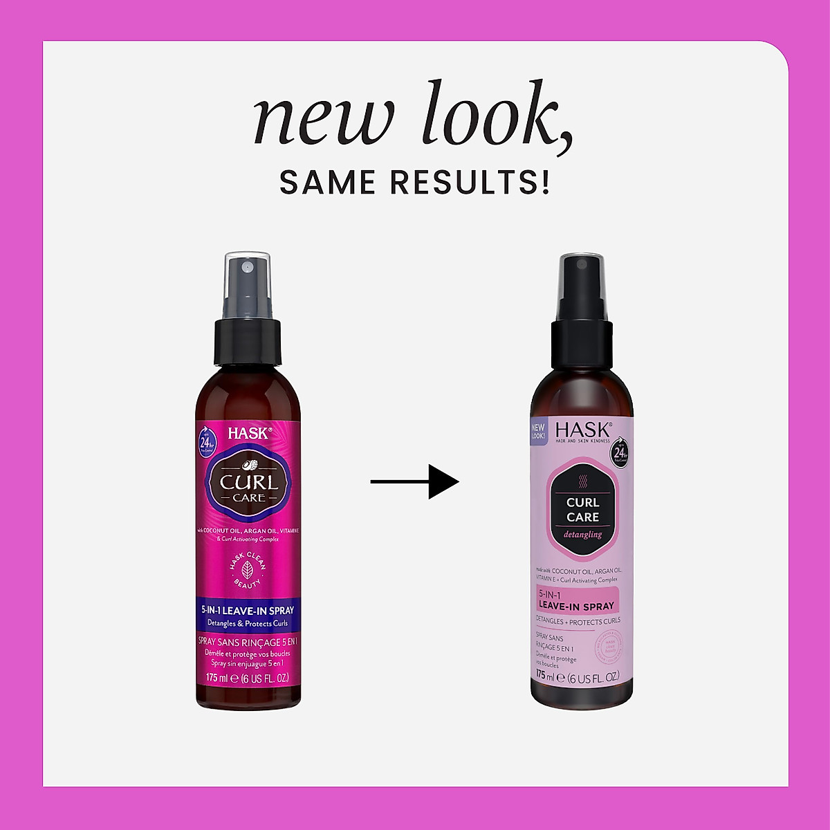 HASK CURL CARE 5-IN-1 Leave-In Spray Conditioner 2 Piece Bundle- vegan formula, cruelty free, color safe, gluten-free, sulfate-free, paraben-free