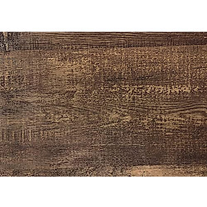 Monarch Specialties Computer Desk with File Cabinet - Left or Right Set- Up - 48"L (Brown Reclaimed Wood Look)