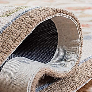 SAFAVIEH Chelsea Collection 8' Round Ivory HK248A Hand-Hooked French Country Wool Area Rug