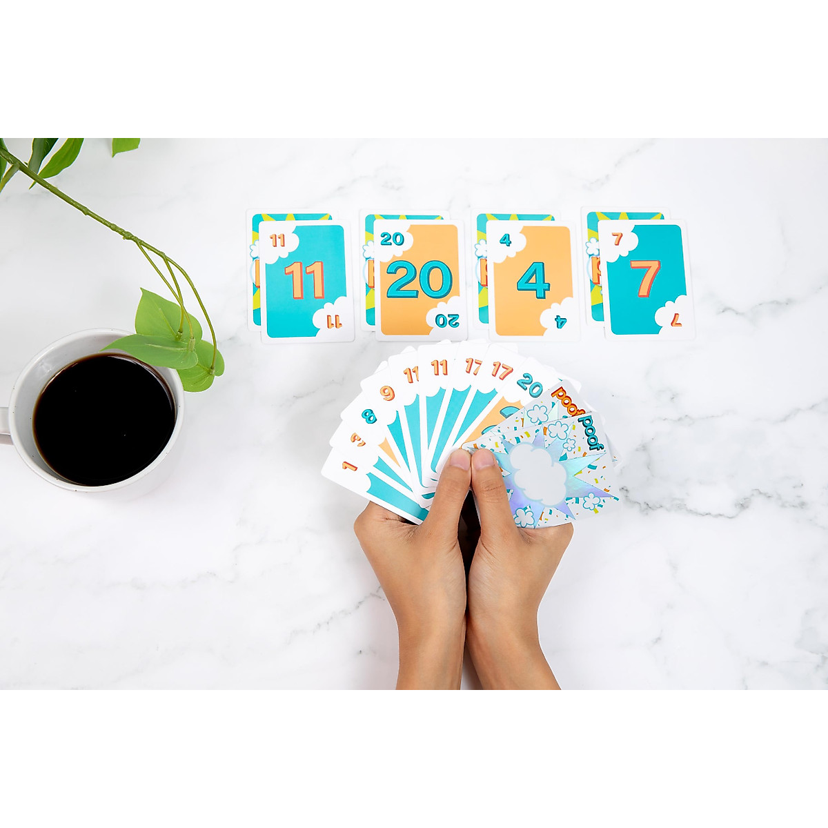 Bidson Games Poof The Game - Quick to Learn, Easy to Play Casual Card Game for Friends and Family Alike, Groups Large and Small - Game Nights, Parties, Gifts, and Travel