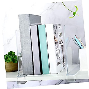 Levemolo 4pcs Clothes Board Storage Bin Drawers Clear Bookshelf Drawers for Clothes Wardrobe Dividers Clear Organizer Drawers Purse Shelves Closet Shelf Separator Shelf Divider