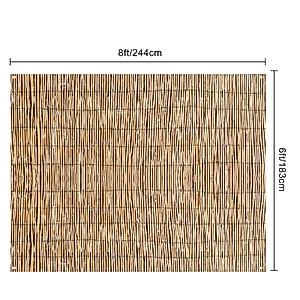 8 x 6ft Hawaiian Beach Reed Backdrop Aloha Luau Party Tiki Bar Decorations Polyester Fabric Photography Backdrop for Photoshoot