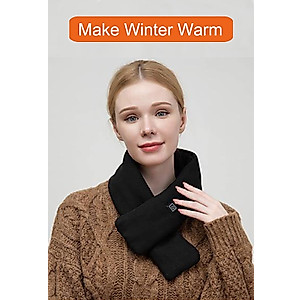 hYwecy Heated Scarf-Three Temp Setings-USB Powered By Power Bank,Heating Scarf for Women/Men(Without Power Bank)