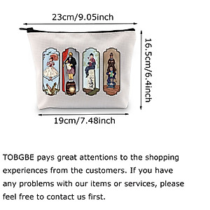 TOBGBE Funny Haunted Horror Mansion Role Inspired Makeup Bag Mansion Lover Gifts Horror Fan Gift Halloween Theme Gift (Dear Beloved)