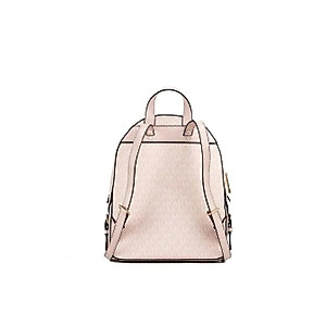Michael Kors Abbey Jaycee Medium Backpack Light Powder Blush Pink MK Signature