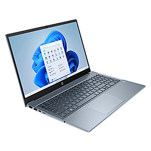 HP Pavilion 15 Laptop 2022 New, 15.6" FHD IPS Touchscreen, Intel i7-1165G7 4-Core, Iris Xe Graphics, 8GB DDR4, 512GB SSD, Backlit Keyboard, Fingerprint Reader, Wi-Fi 6, Win10 Home, COU 32GB USB