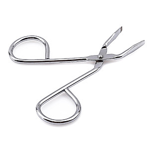 LZIYAN Stainless Steel Eyebrow Scissors Tweezers,Elbow Pliers Clip Scissors,Flat Tip Tweezers Hair Plucker