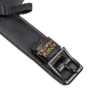 Trophy Ridge ArchX Archery Bow Release - Smooth Dual Caliper Release, Adjustable Strap Length, Interlocking Jaw System, Premium Leather Buckle Strap, Trigger Travel Tuning , Black