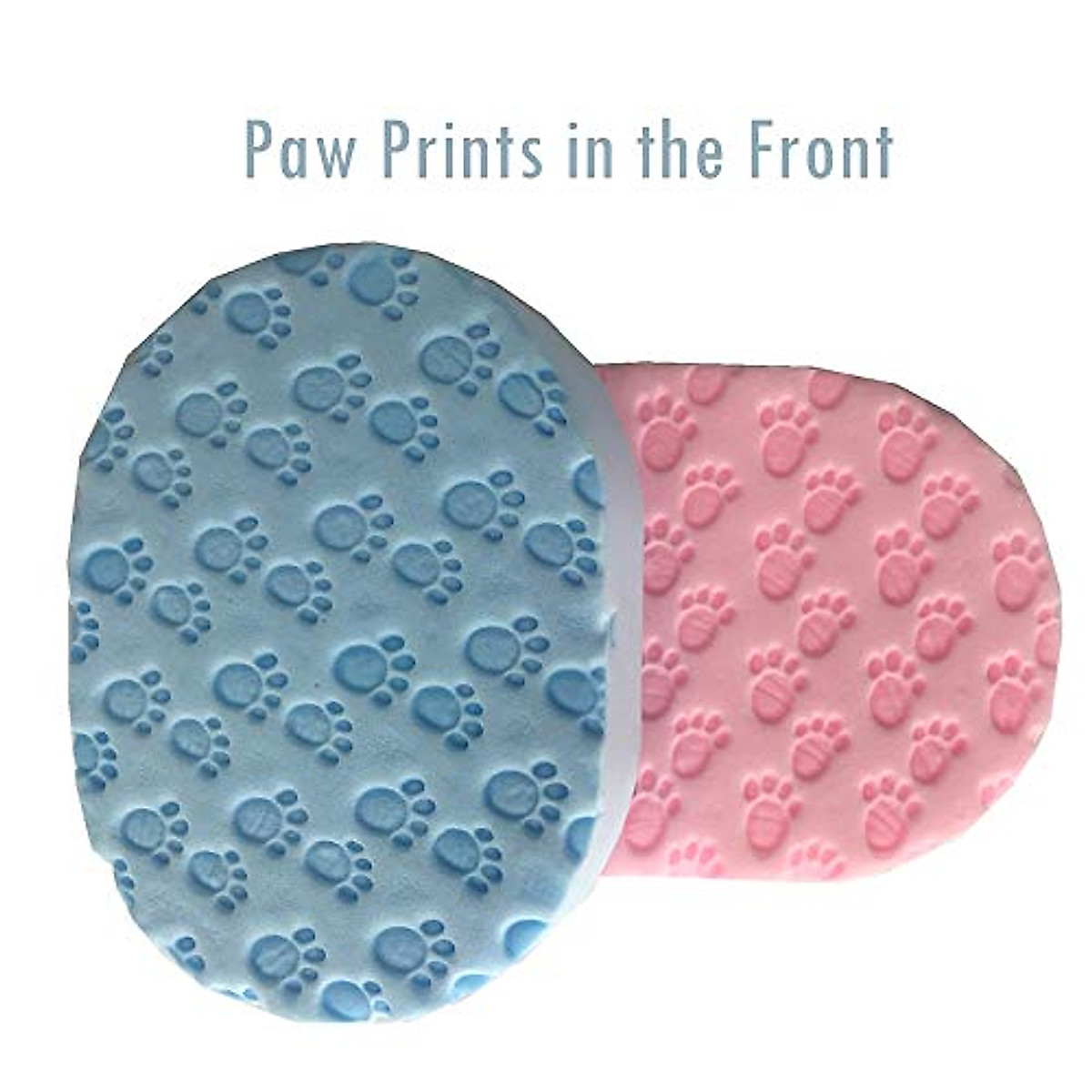 2 PCs Sphynx Cat Bath Shower Bathing Sponge for Easy Clean (Blue+Pink)