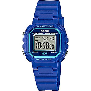 Casio Women's LA-20WH-2ACF Classic Digital Display Quartz Blue Watch