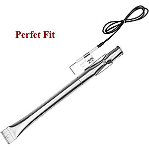 Grill Repair Kit for Nexgrill 720-0830H, 720-0783E, Kenmore 720-0830A, 122.33492410 Replacement Parts, Stainless Steel Burner Tubes, Heat Plates and Igniter Electrodes for BHG Grill 720-0783H, 4 Pack