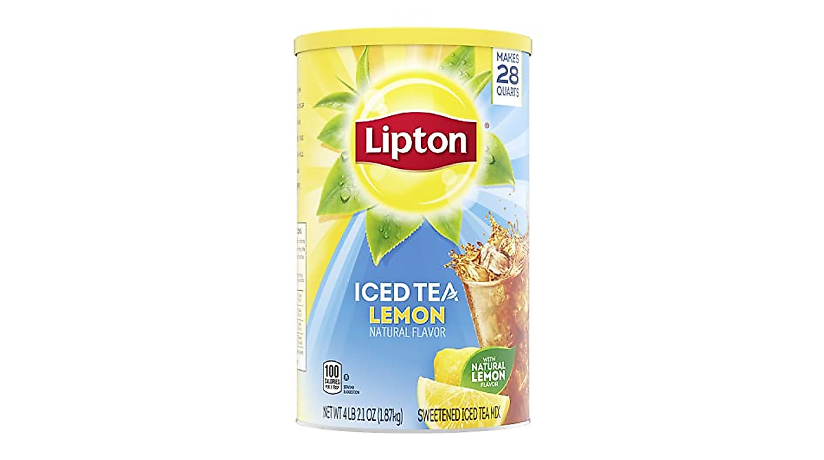 Lipton Lemon Powdered Iced Tea - Refreshing 28 Quarts