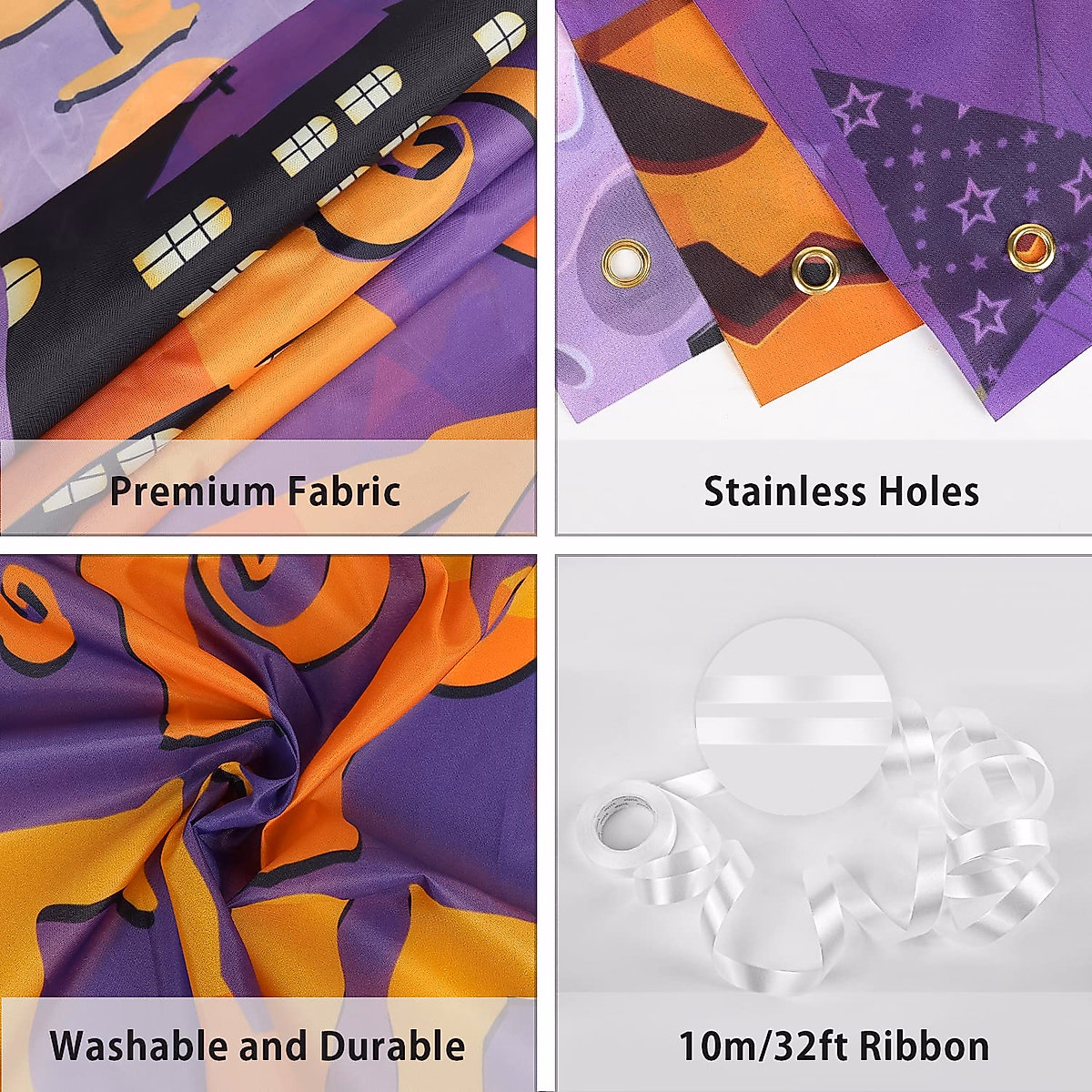 Halloween Birthday Party Decorations Halloween Birthday Banner Halloween Tablecloth Backdrop Banner Tinsel Fringe Foil Curtains Latex Balloons Cake Toppers for Kid Halloween Theme Birthday Party Decor