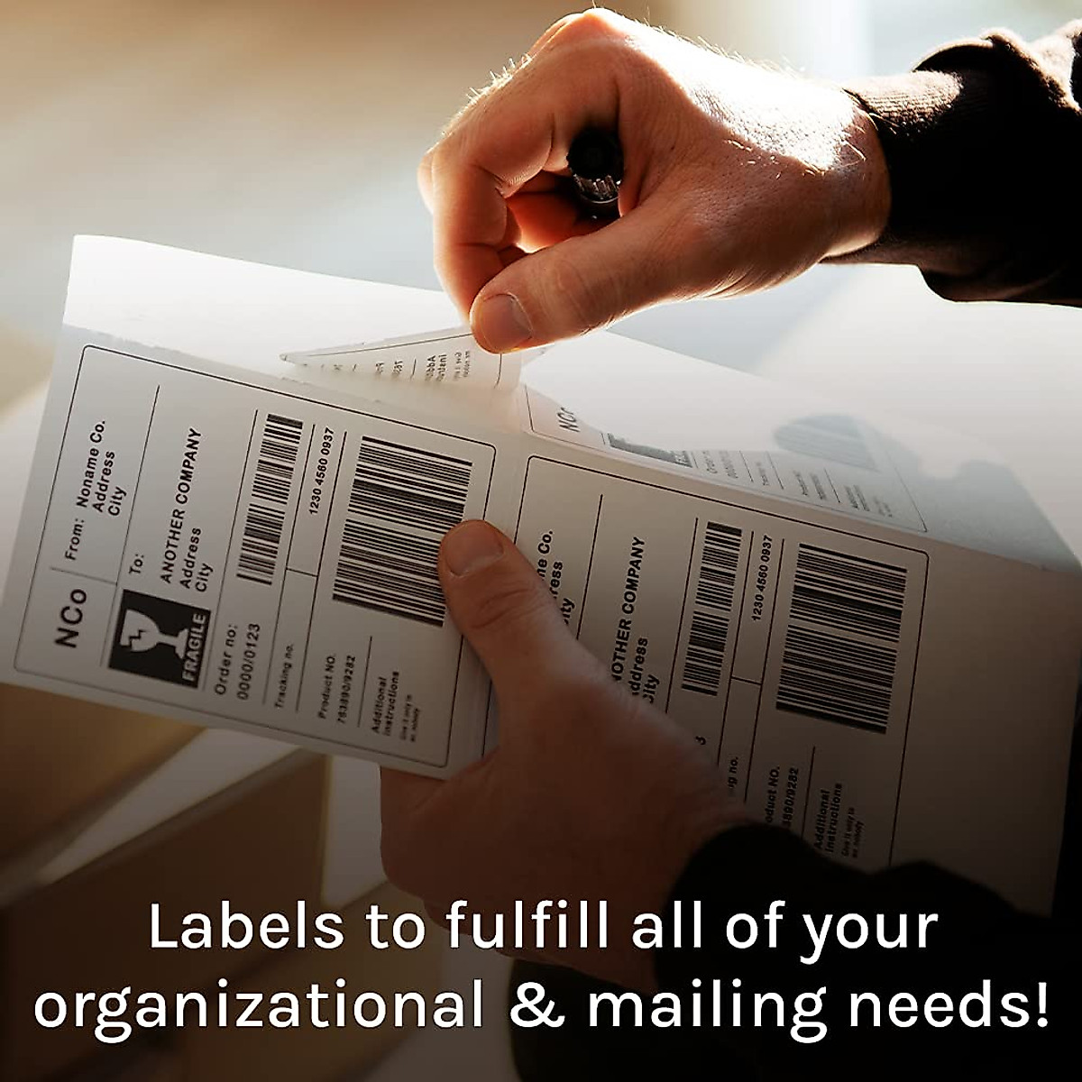 Premium Label Supply White Sticker Address Labels – 2” x 4" – Laser/Inkjet Compatible – (10 Labels/Sheet), 25 Sheets – 250 Total Adhesive Labels