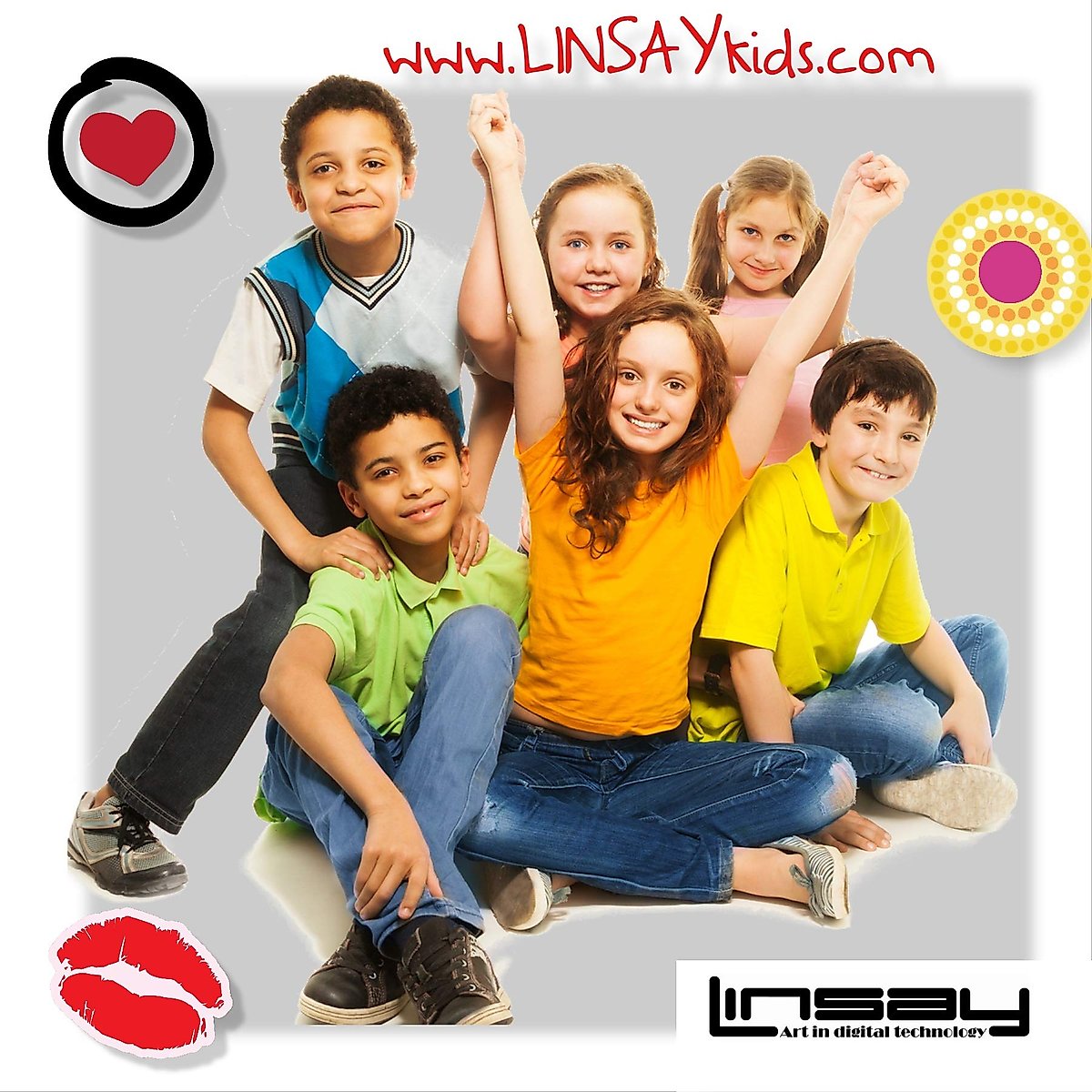 LINSAY Kids Tablet PC Newest Android 9.0 WiFi Kid-Proof Quad Core 2GB Ram 16GB of Internal Storage up to 256 GB External SD Card. Learning Device, Millions of Apps- Dual Camera Google Certified