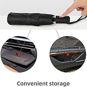 Foldable Car Umbrella for BMW,Folding Automatic Switch Sunshade Windproof Travel Umbrella, No Water Drops, Easy to Dry