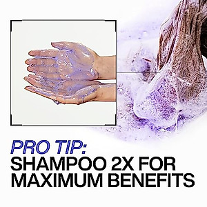 REDKEN Extend Blondage Color Depositing Purple Shampoo and Conditioner |Toner For Blonde Hair | Neutralizes Brass & Moisturizes Hair | With Pure Violet Pigments