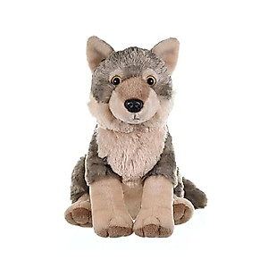 Wild Republic Wolf Plush, Stuffed Animal, Plush Toy, Gifts for Kids, Cuddlekins 12 Inches