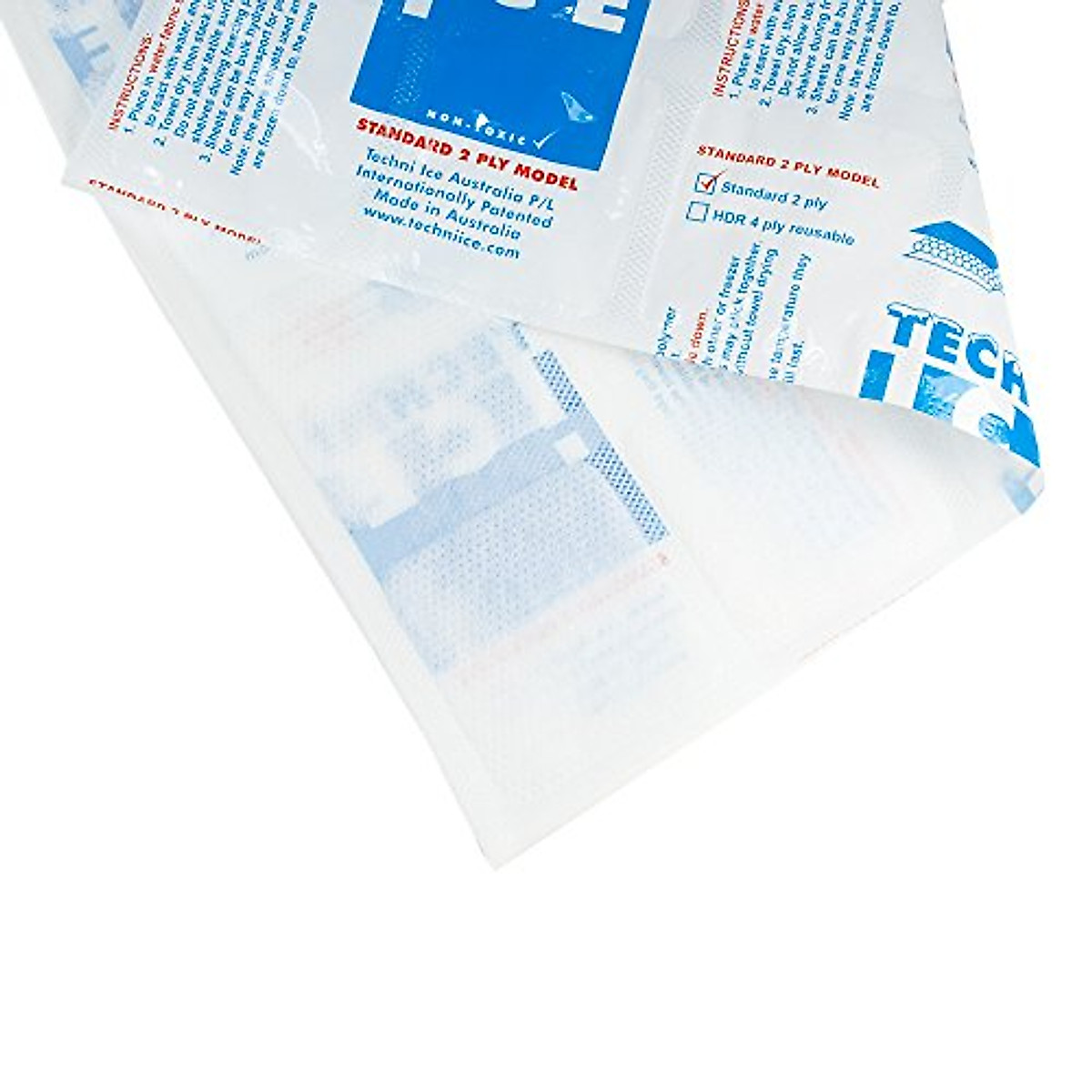 Techni Ice Standard 2 Ply Disposable/One to Two-time Use Dry Ice Replacement Sheets (10)