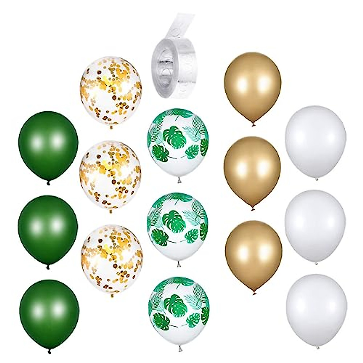 Abaodam 1 Set balloon suit happy birthday ballons green garland decor latex balloons birthday balloon platinum Balloon for Party emulsion Latex Balloon Kit banquet