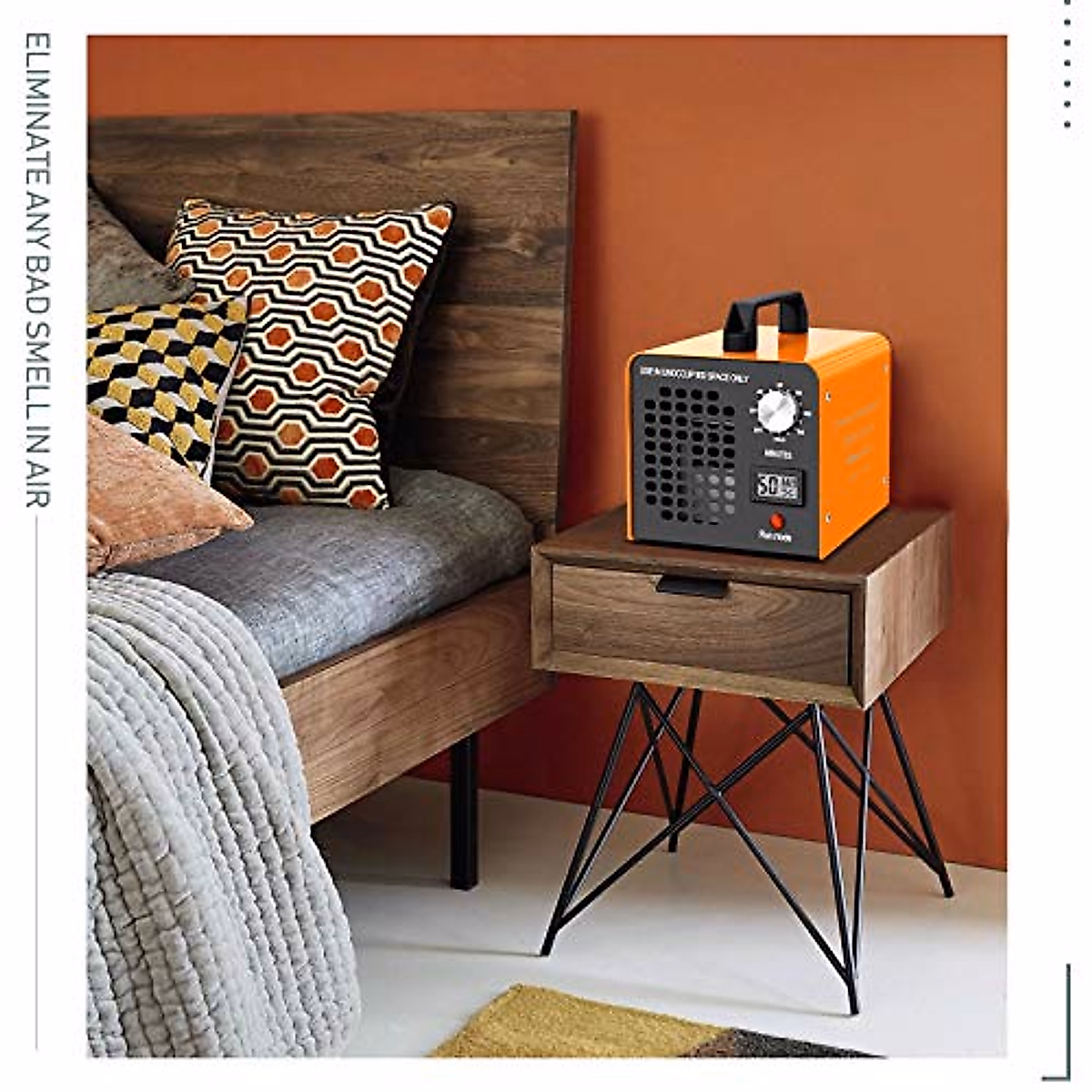 ELINP Industrial Ozone Generator 10,000 mg/h High Capacity Commercial Ozone Machine Odor Removal Deodorizer Ozonator for Home, Cars and Pets