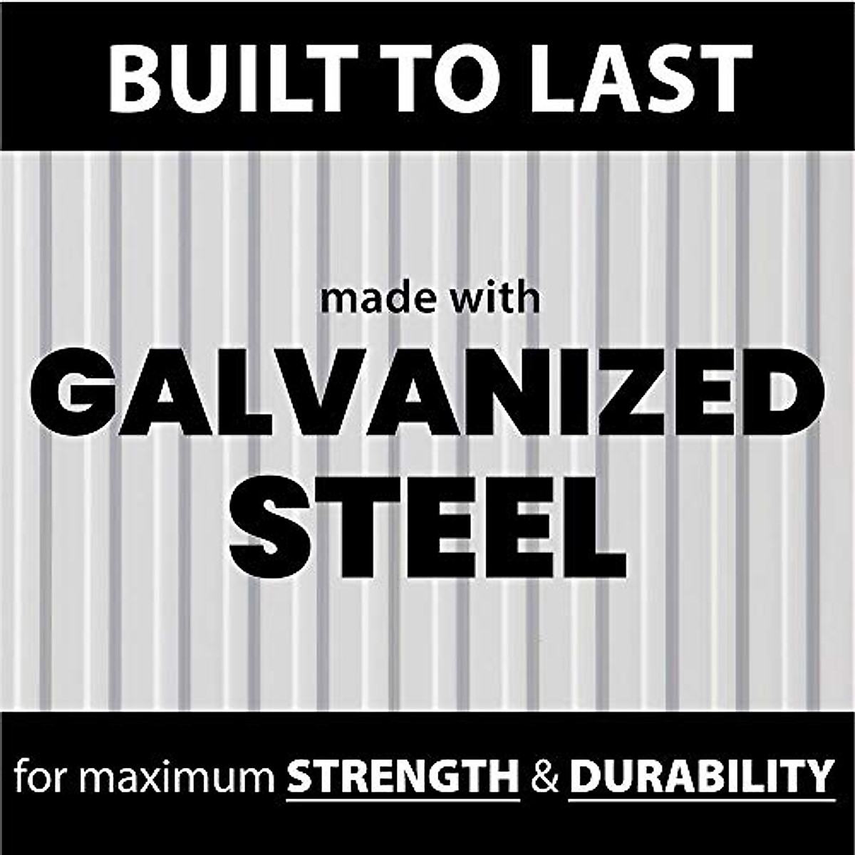 Hanover Galvanized Steel Bicycle Storage Shed with Slope Roof and Twist Lock and Key in Dark Gray, Stores up to 4 Bikes