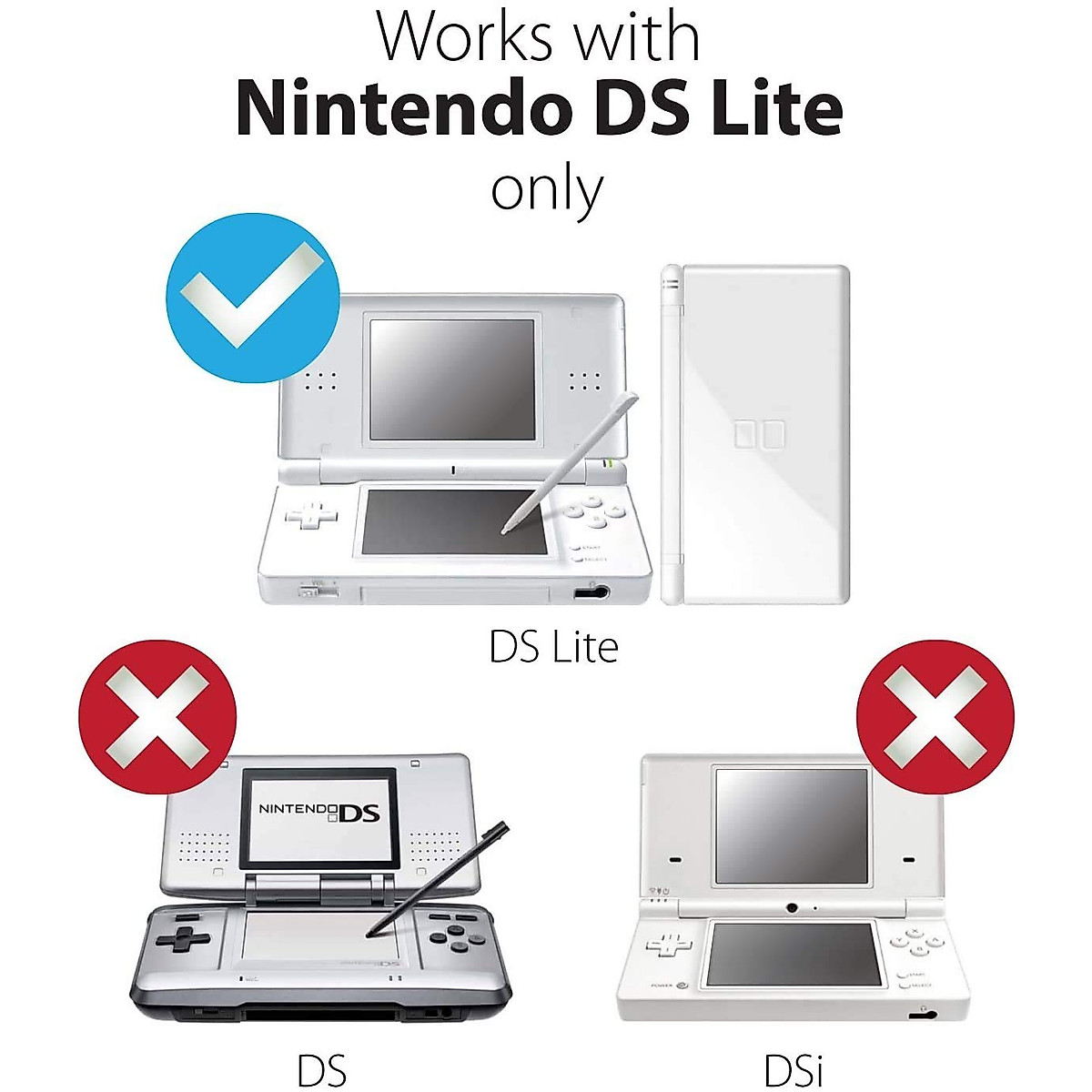 5-Star Compatible Ink Cartridge Replacement. Works with Inkjet Printer. Charger AC Adapter for [Nintendo DS Lite