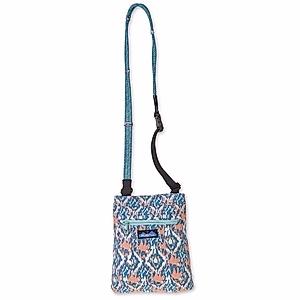 KAVU Keepalong Semi Padded Sling Canvas Rope Crossbody Bag - Beach Paint