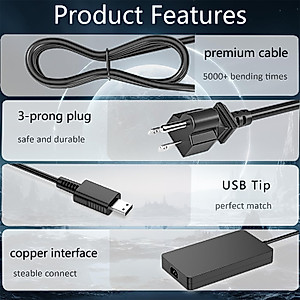 240W USB Tip Charger Replacement for MSI Stealth A16 16 AI+ A3XWIG A3HWHG A3XWJG A3XWIG,Crosshair 16 HX D14VGKG-057US,Pulse 16 AI C1VGKG C1VFKG,Alpha 17 C7VG C7VF Stealth GS77 CreatorPro Z17 Z16P Z16