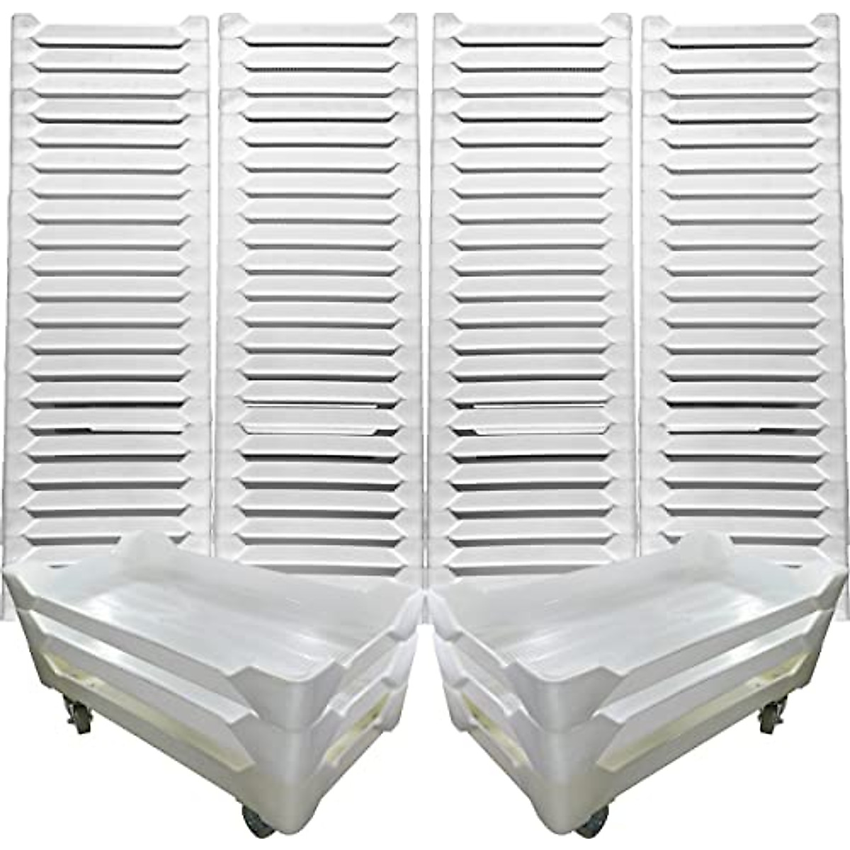 Essential Depot Drying Tray Stackable - Herb, Food or Soap - 60 Trays (no Wheels) on 1 Pallet - Each Tray can Hold up to 40lbs - Made in The U.S.A.